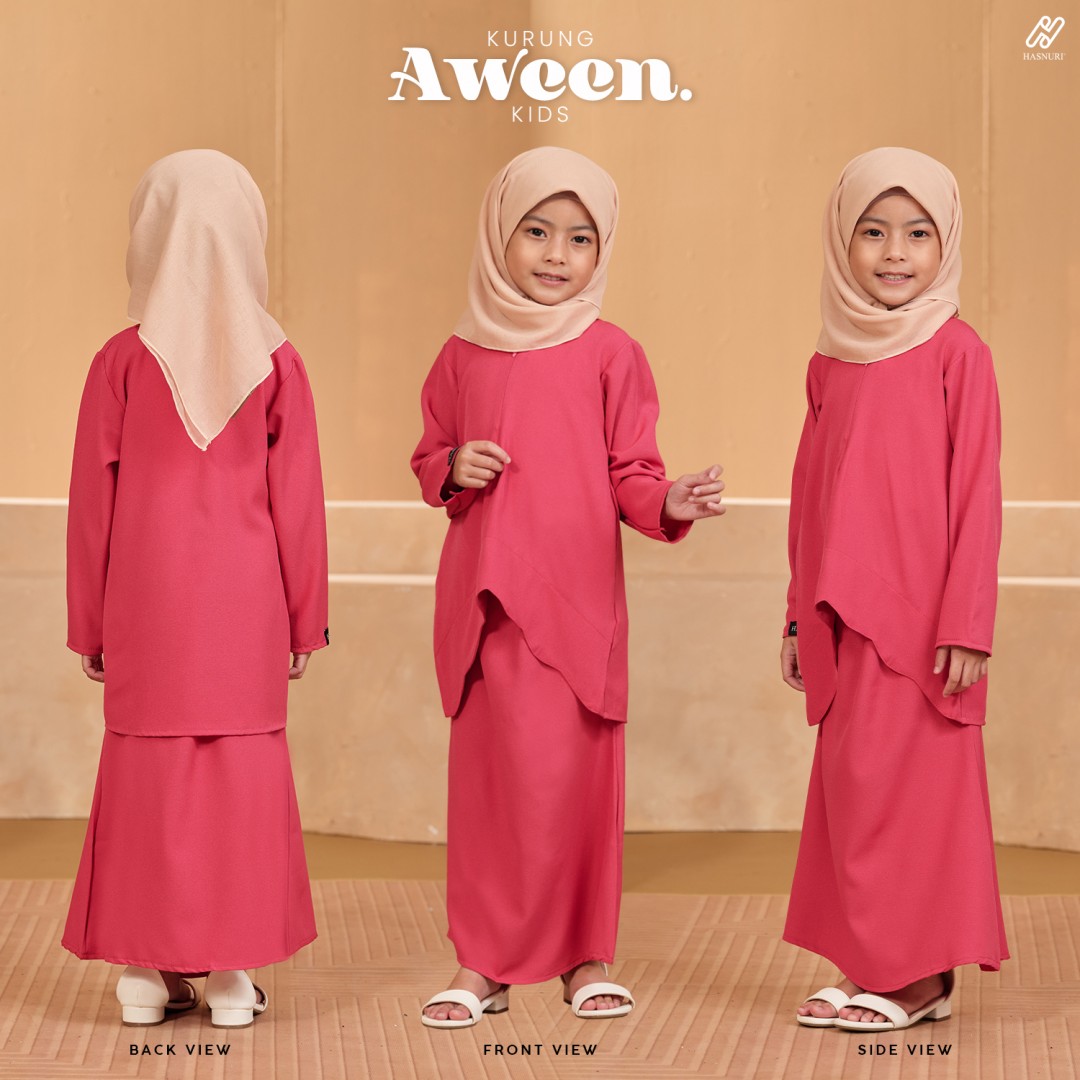Kurung Aween Kids - Black | Baju Kurung | Modest Fashion Online ...