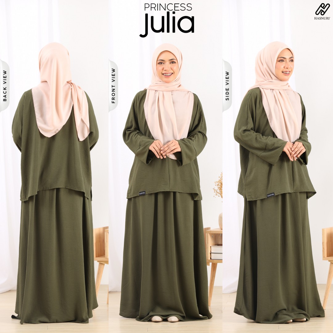 Princess Julia - Gold | Baju Kurung | Modest Fashion Online Shopping - Hasnuri.com
