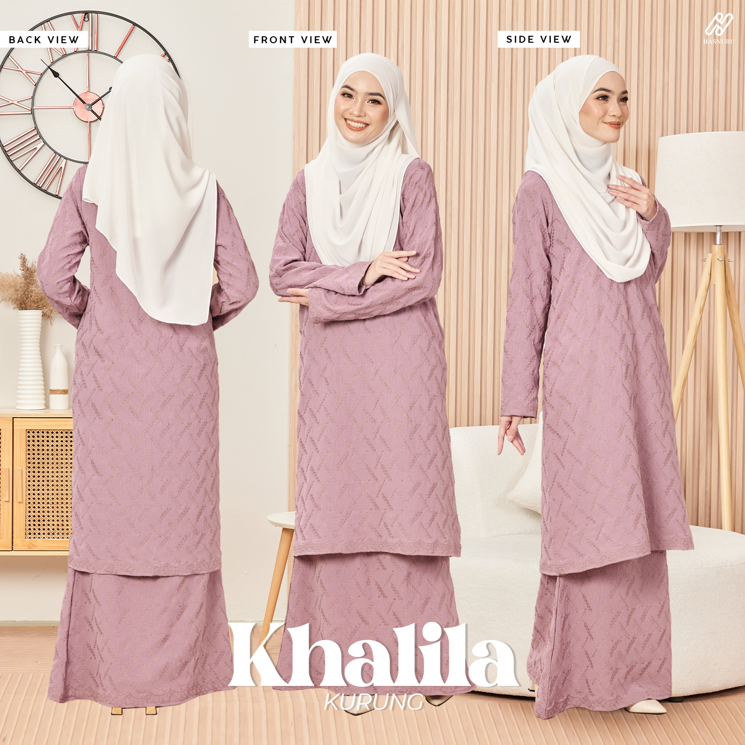Kurung Khalila - Mustard Gold | Baju Kurung | Modest Fashion Online ...