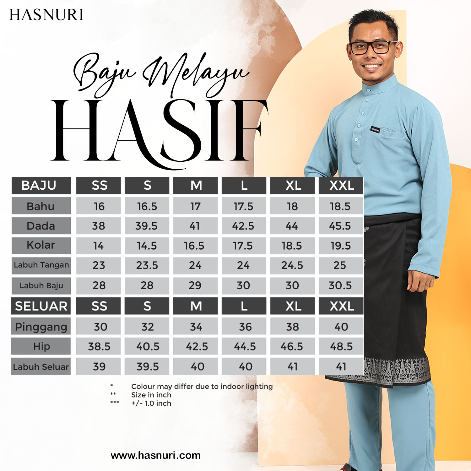 Baju Melayu Hasif - Dusty Orange | Baju Kurung | Modest Fashion Online ...