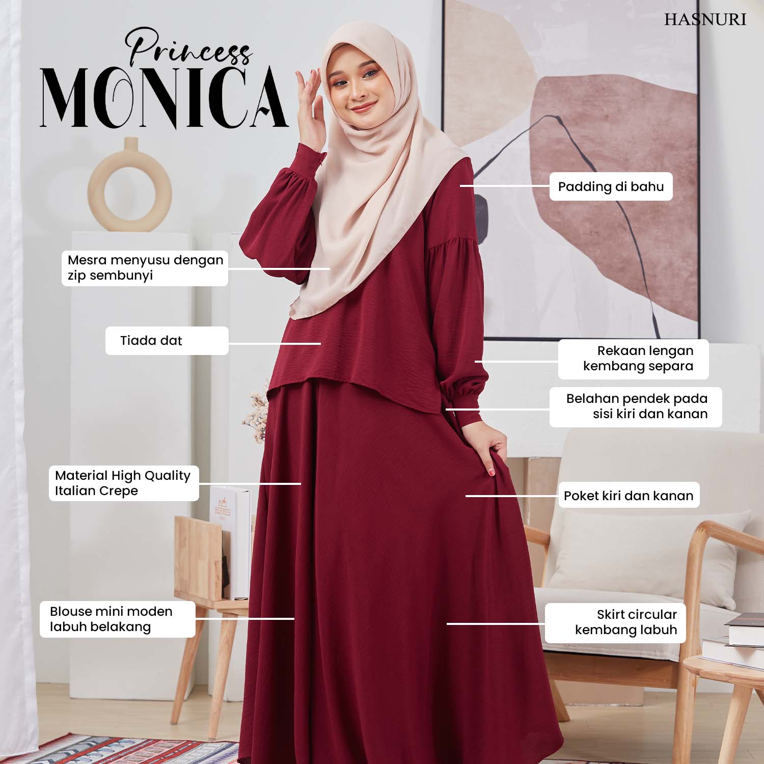 Hasnuri | Baju Kurung | Modest Fashion Online Shopping - Hasnuri.com ...