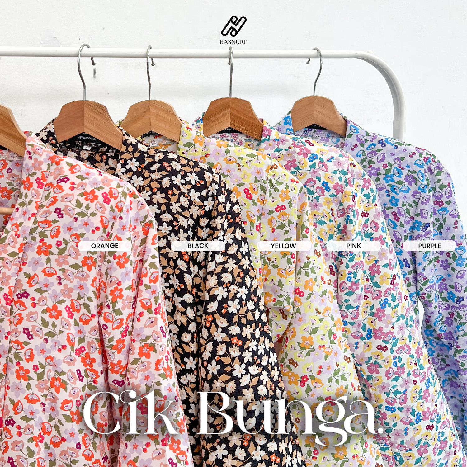 Kebaya Cik Bunga - Yellow | Baju Kurung | Modest Fashion Online ...