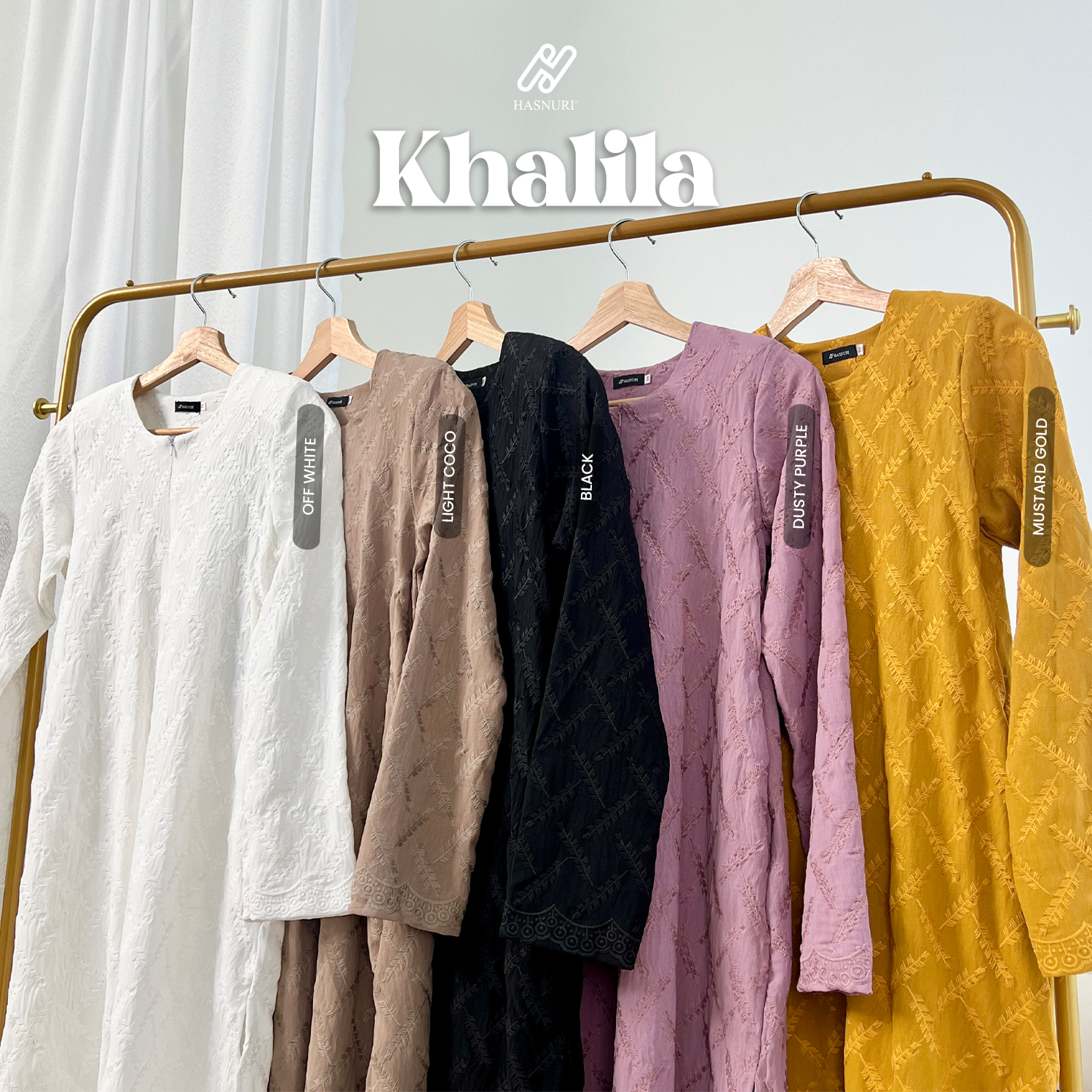 Kurung Khalila - Mustard Gold | Baju Kurung | Modest Fashion Online ...