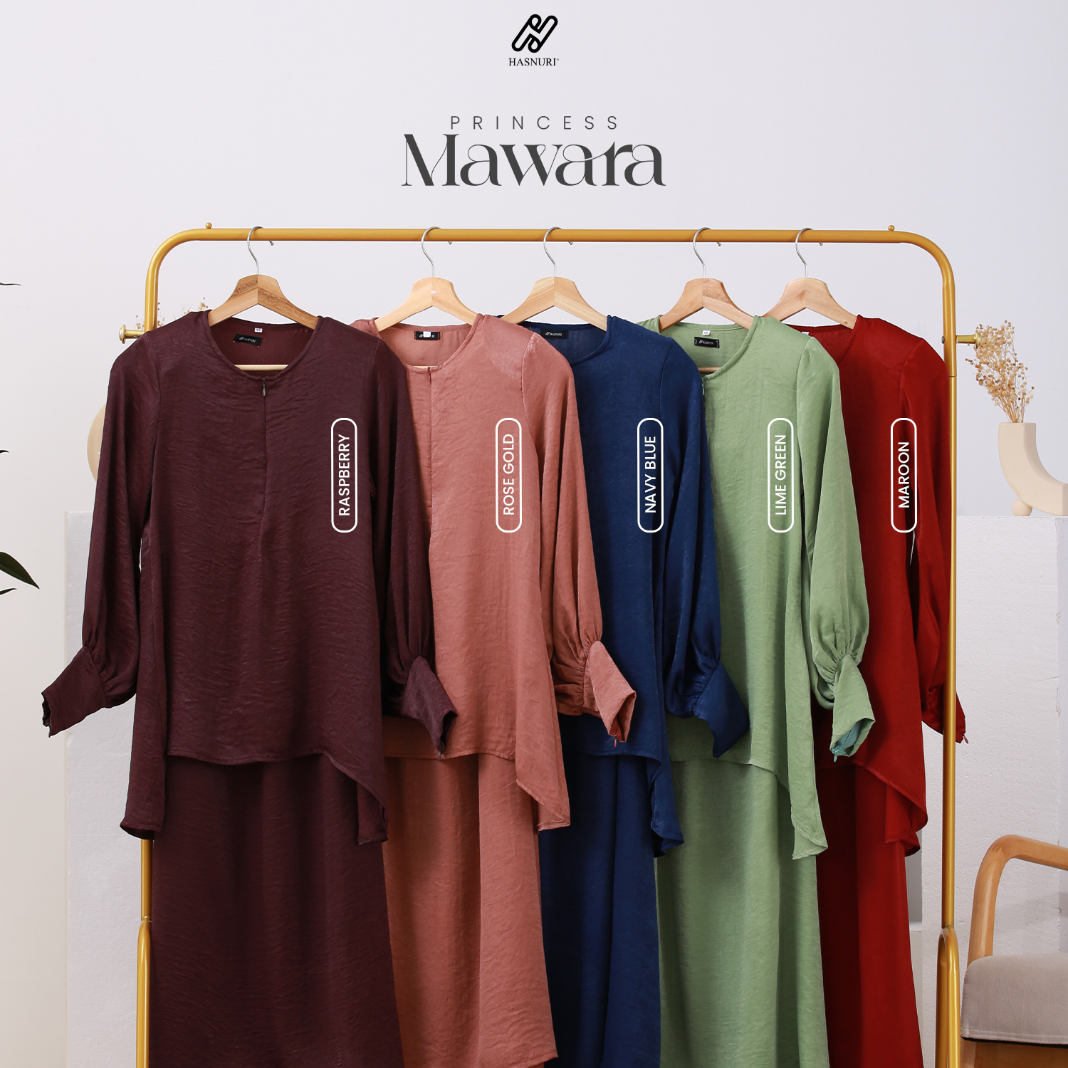 Princess Mawara - Rose Gold | Baju Kurung | Modest Fashion Online ...