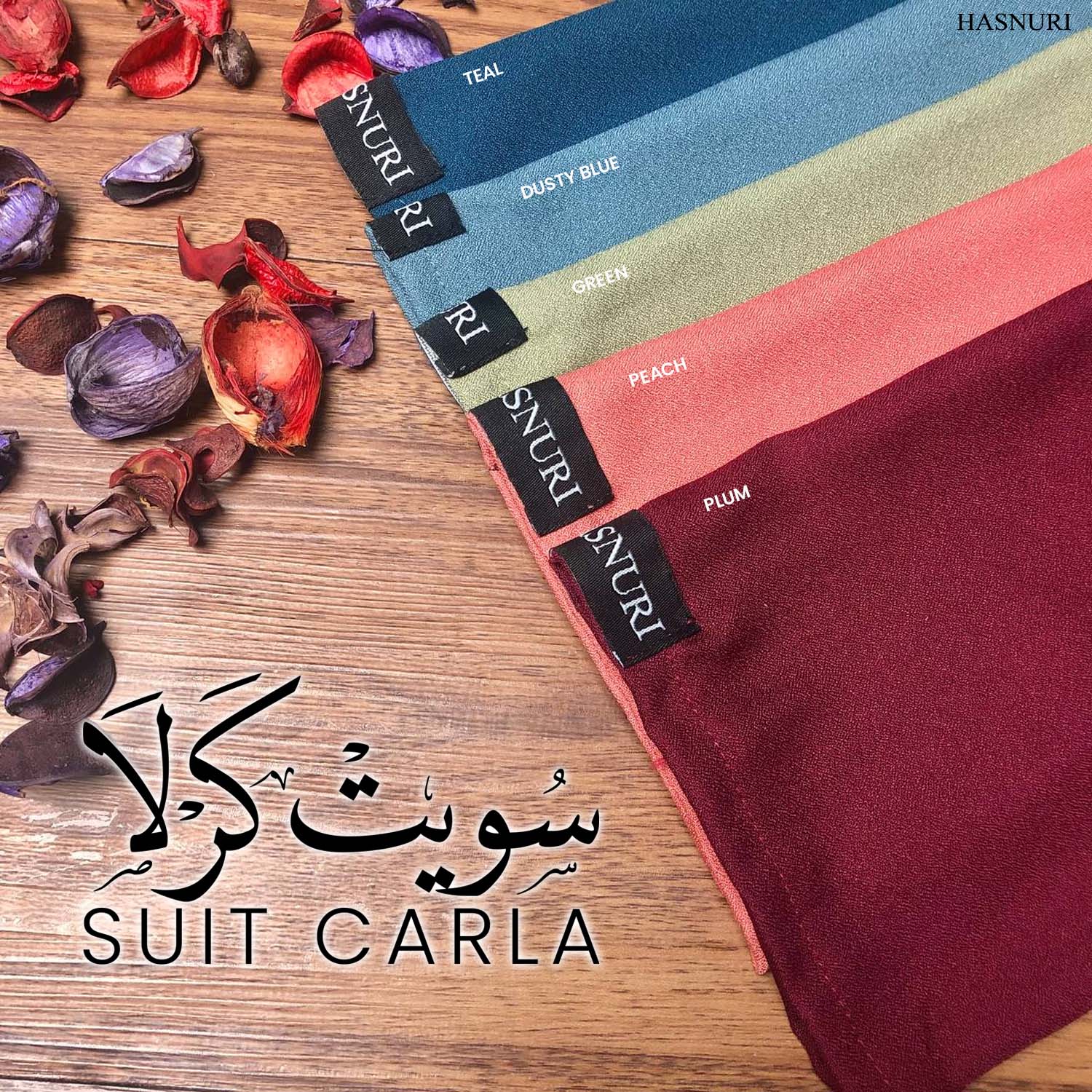 Suit Carla - Peach | Baju Kurung | Modest Fashion Online Shopping ...