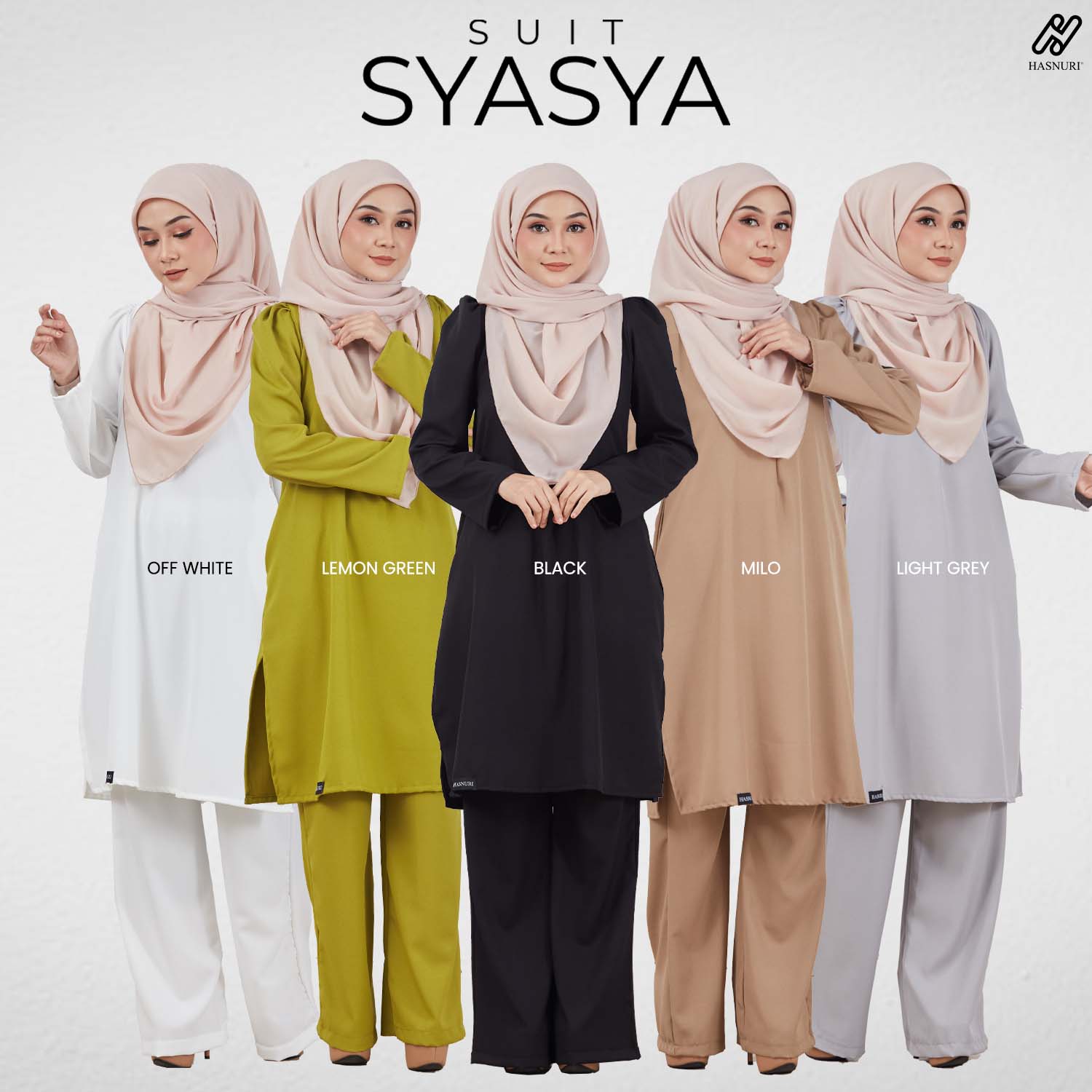 Suit Syasya - Lemon Green | Baju Kurung | Modest Fashion Online ...