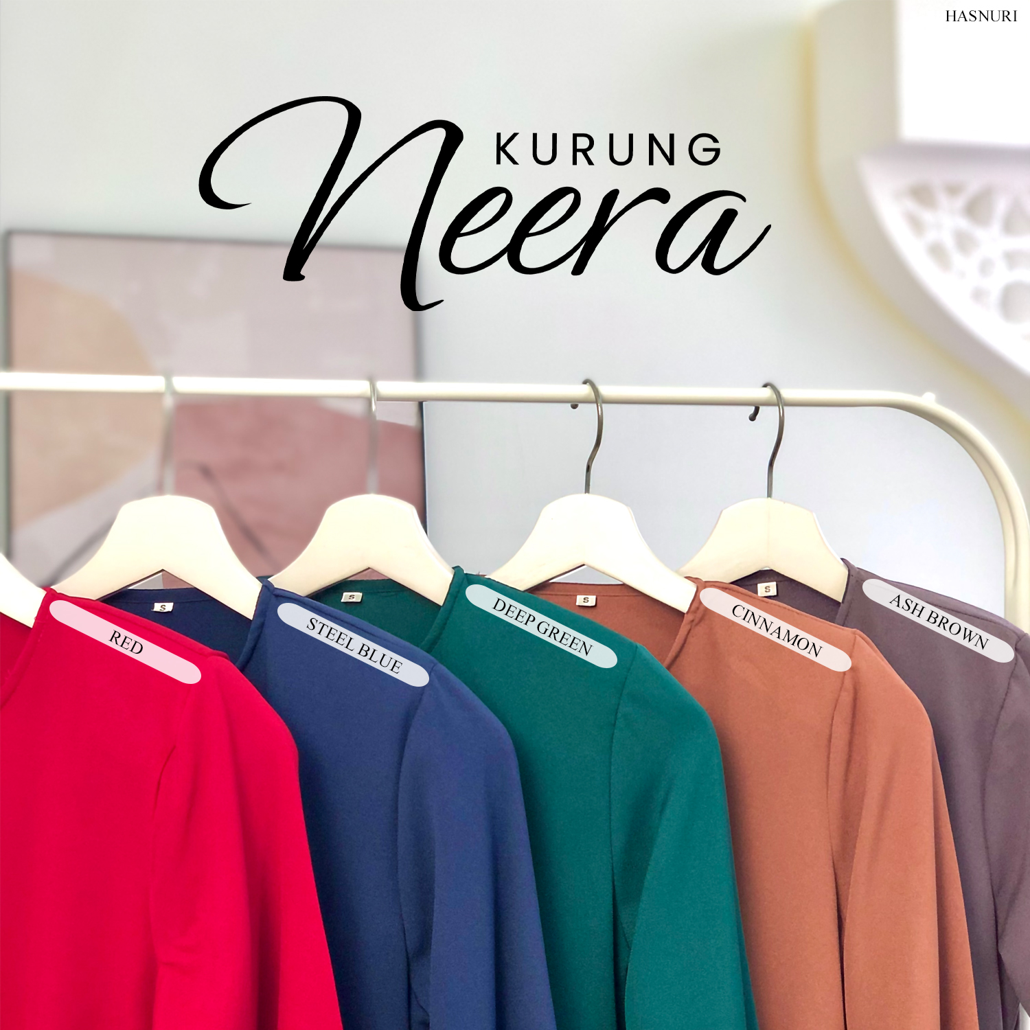 Kurung Neera - Ash Brown | Baju Kurung | Modest Fashion Online Shopping ...